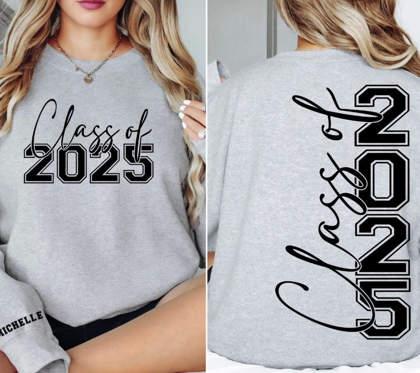Class of 2025 - Front & Back Design | Fefe's Custom Designs